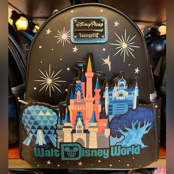 Loungefly | Bags | New 224 Disney Loungefly 4 Park Bagpack | Poshmark